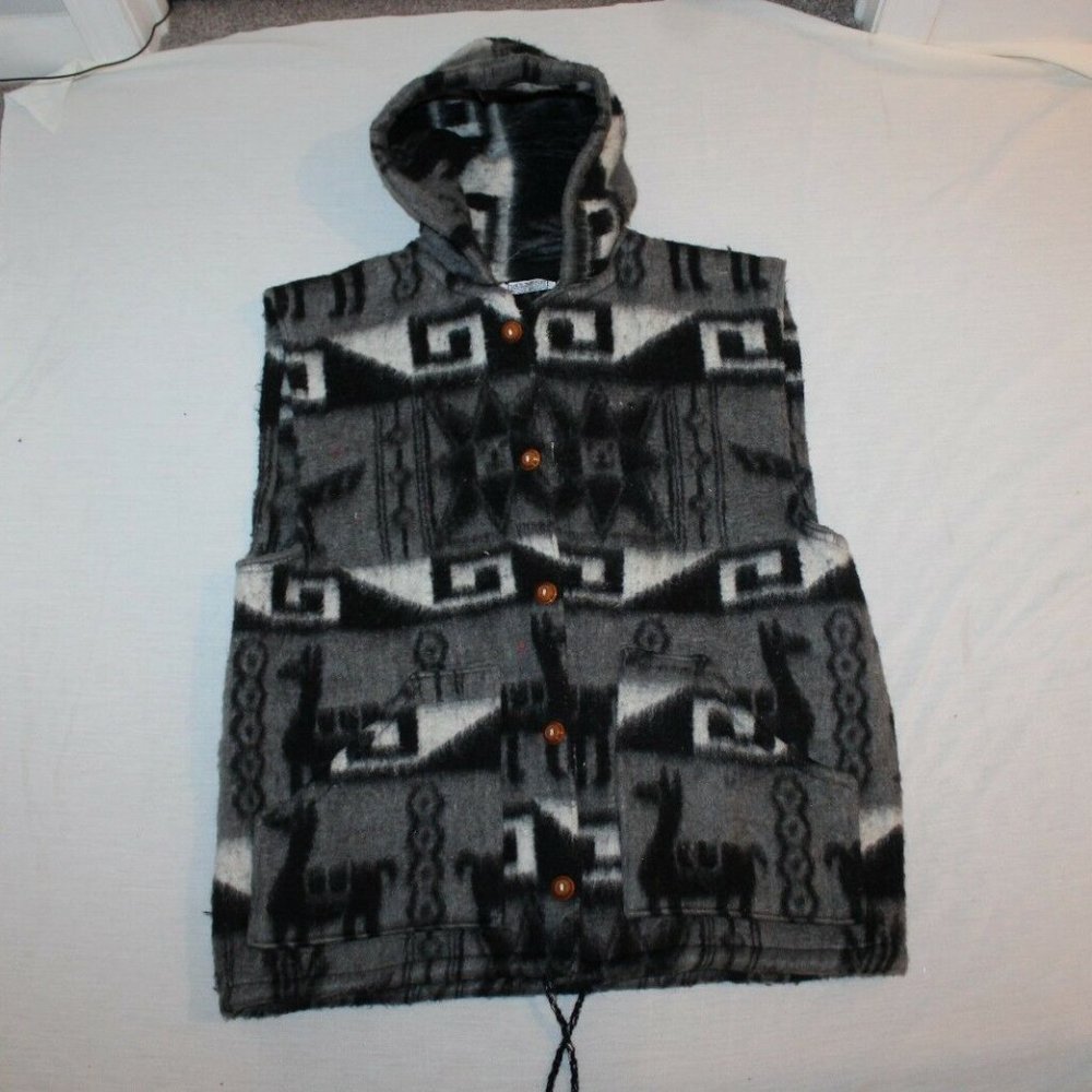 Vintage Inca Imports Wool Poncho Handcrafted Larg? - Gem